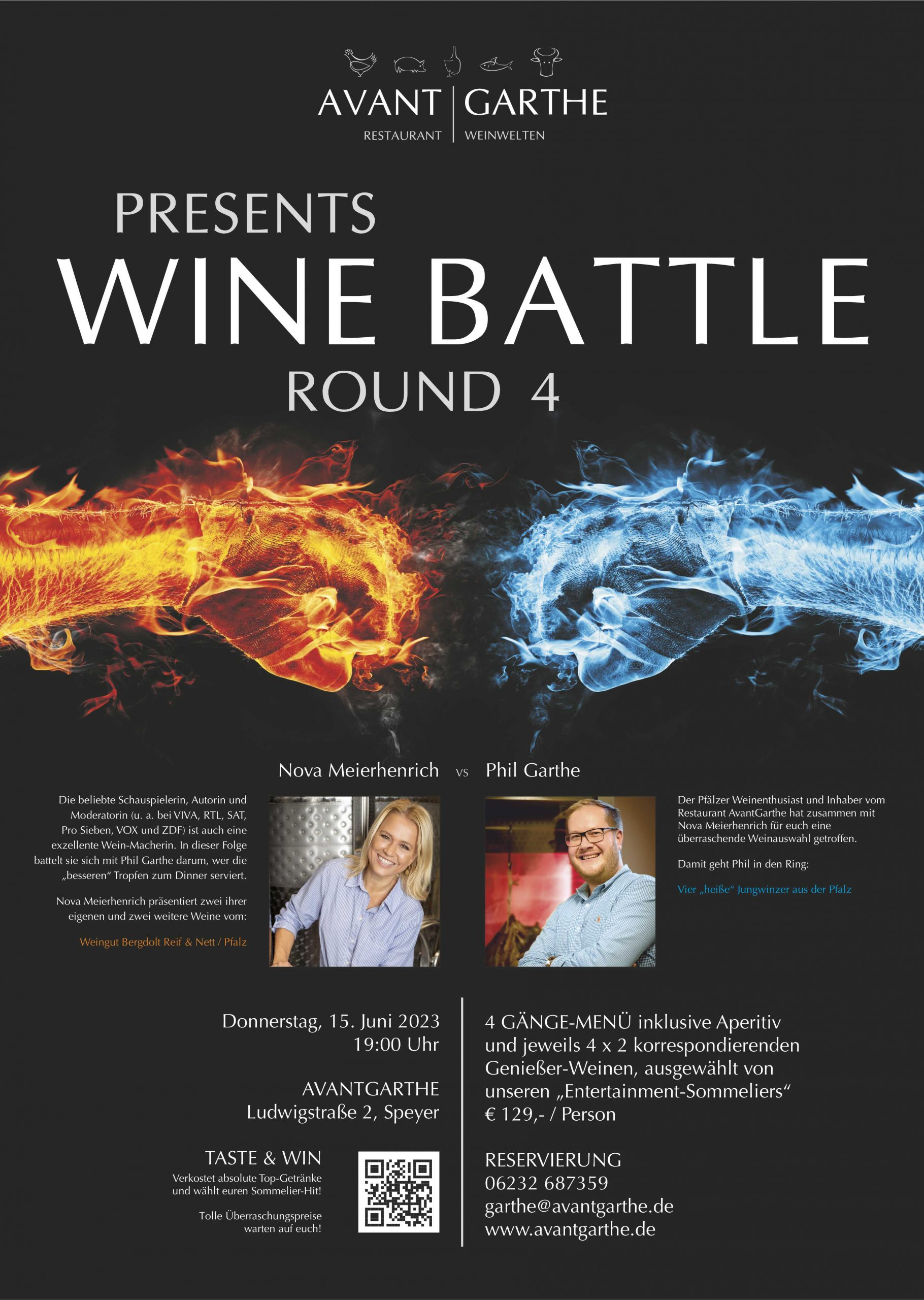 Wine Battle Round 4 - AvantGarthe Restaurant